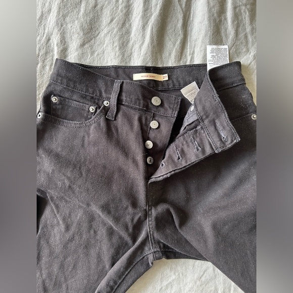Levi's | Jeans | Levis Wedgie Skinny Distressed Button Fly | Poshmark